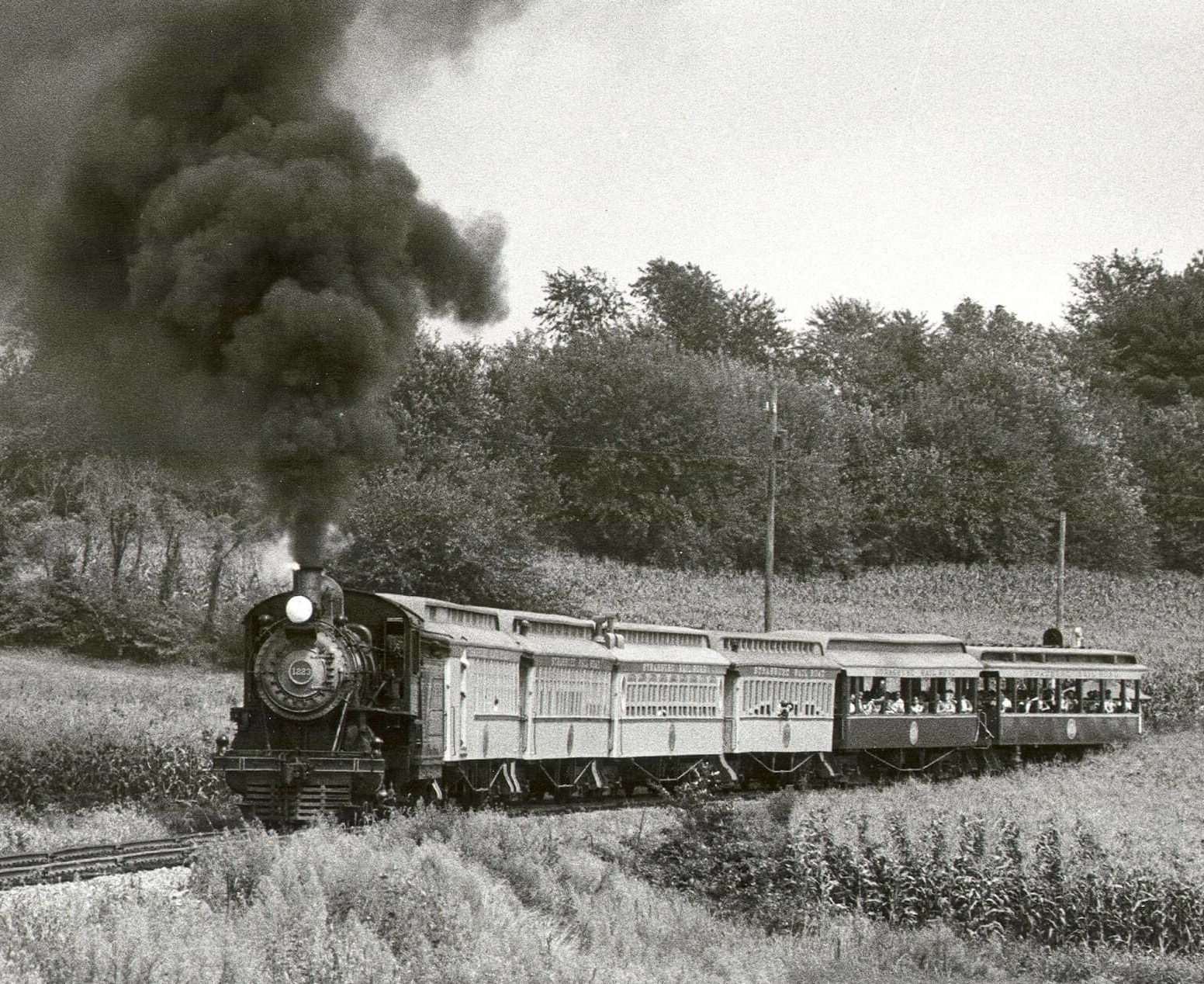 Steam Locomotive Passenger Train Inside